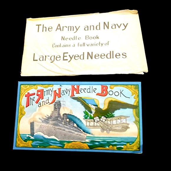 Other | Vintage The Army And Navy Needle Book Large Eyed Needles ...